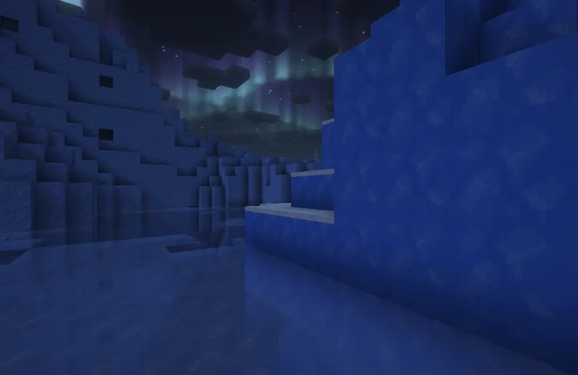 Bluer blue ice - текстуры для Майнкрафт - Зона Крафта
