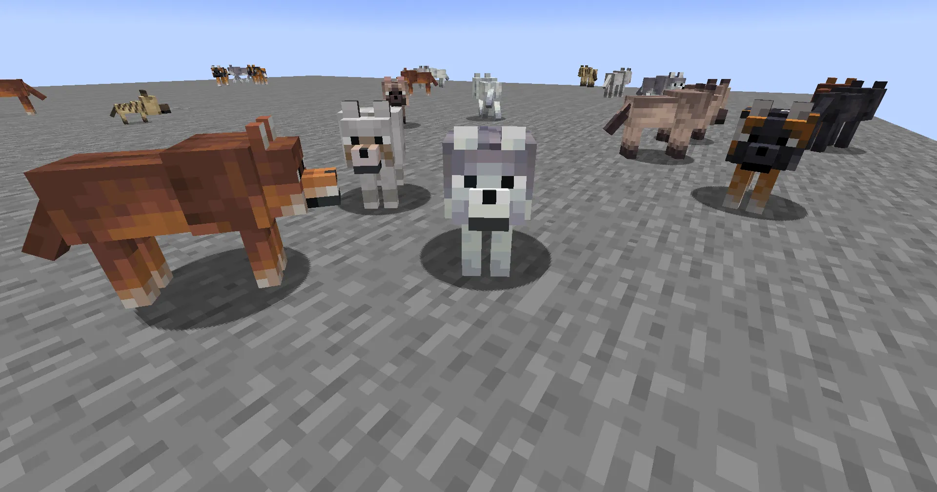 new wolf variants / nuevas variantes de lobos - текстуры для Майнкрафт ...