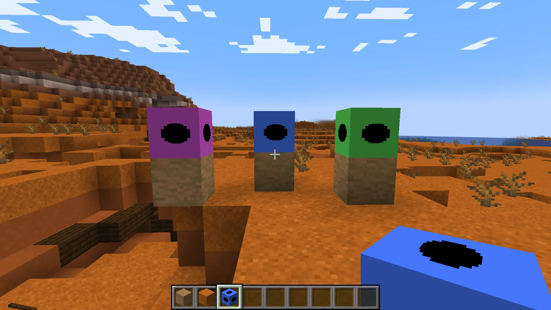 blue purple and green command blocks - для Майнкрафт - Зона Крафта