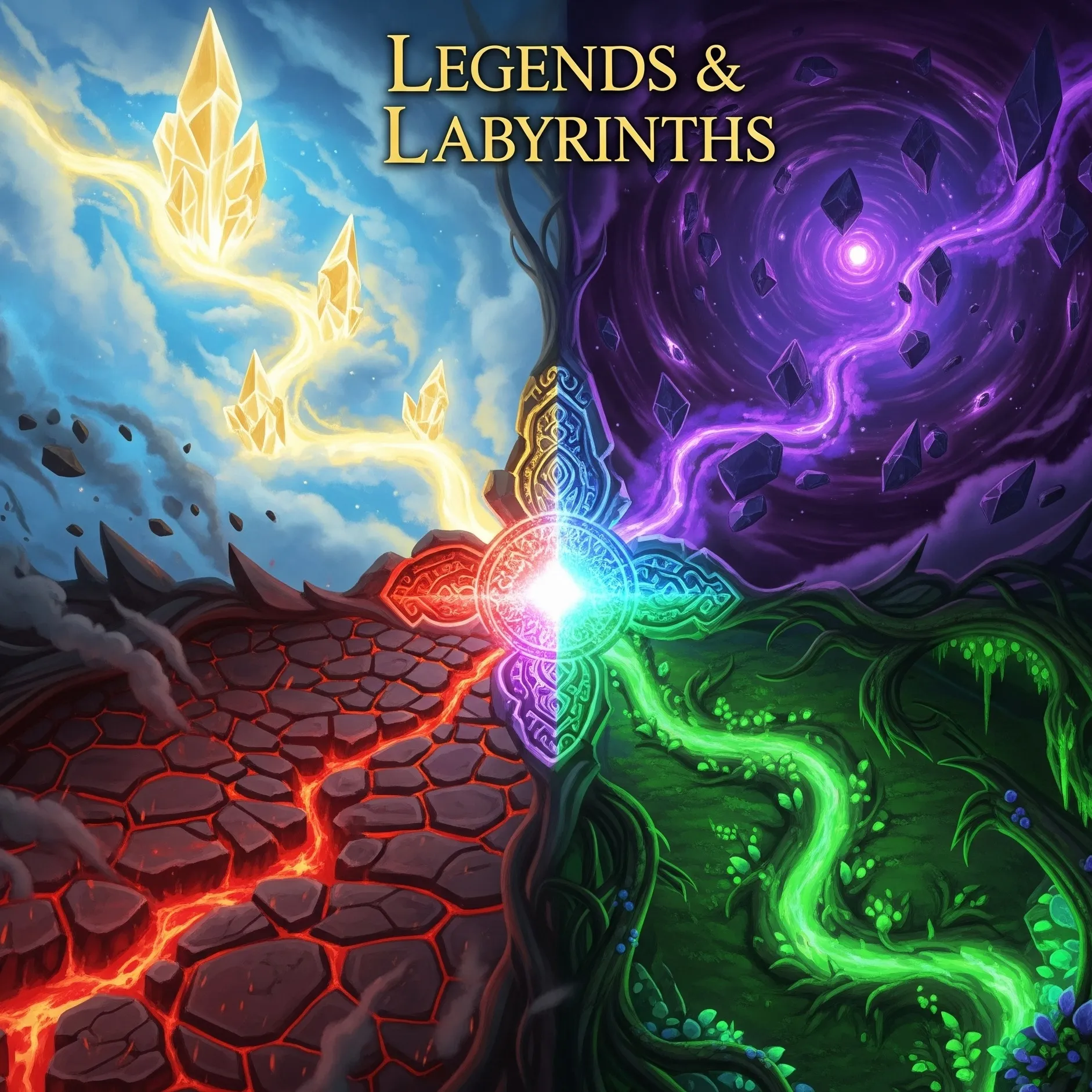 Legends & Labyrinths - модпак для Майнкрафт - Зона Крафта
