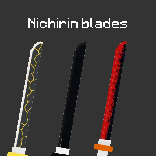 Nichirin blades - текстуры для Майнкрафт - Зона Крафта